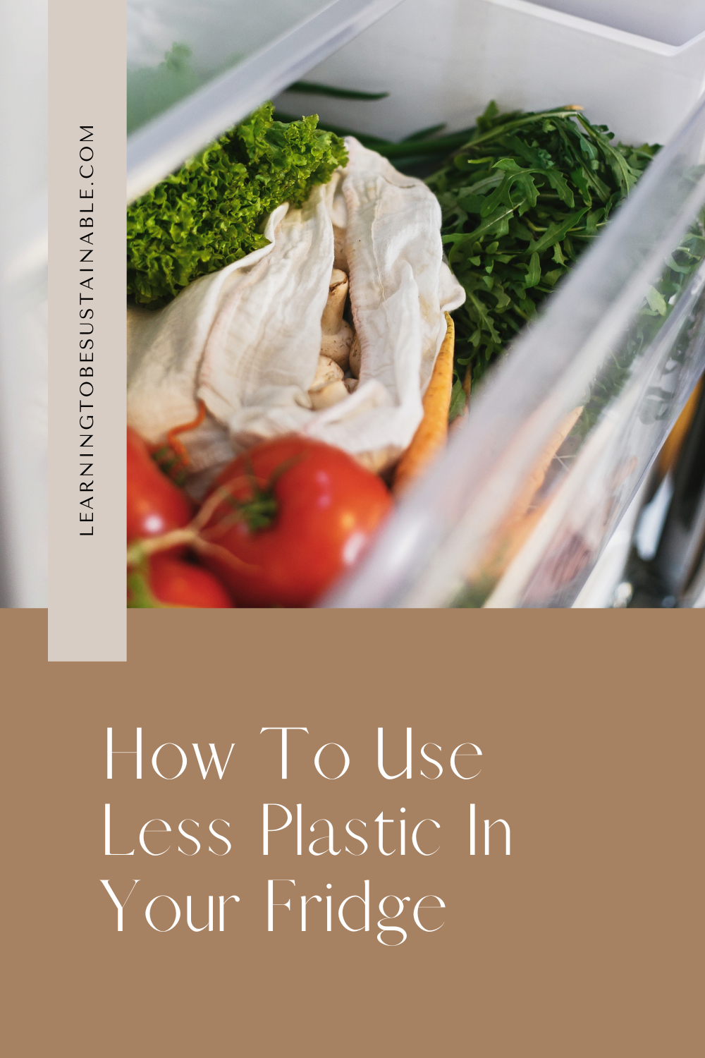 How To Use Less Plastic In Your Fridge - Learning To Be Sustainable
