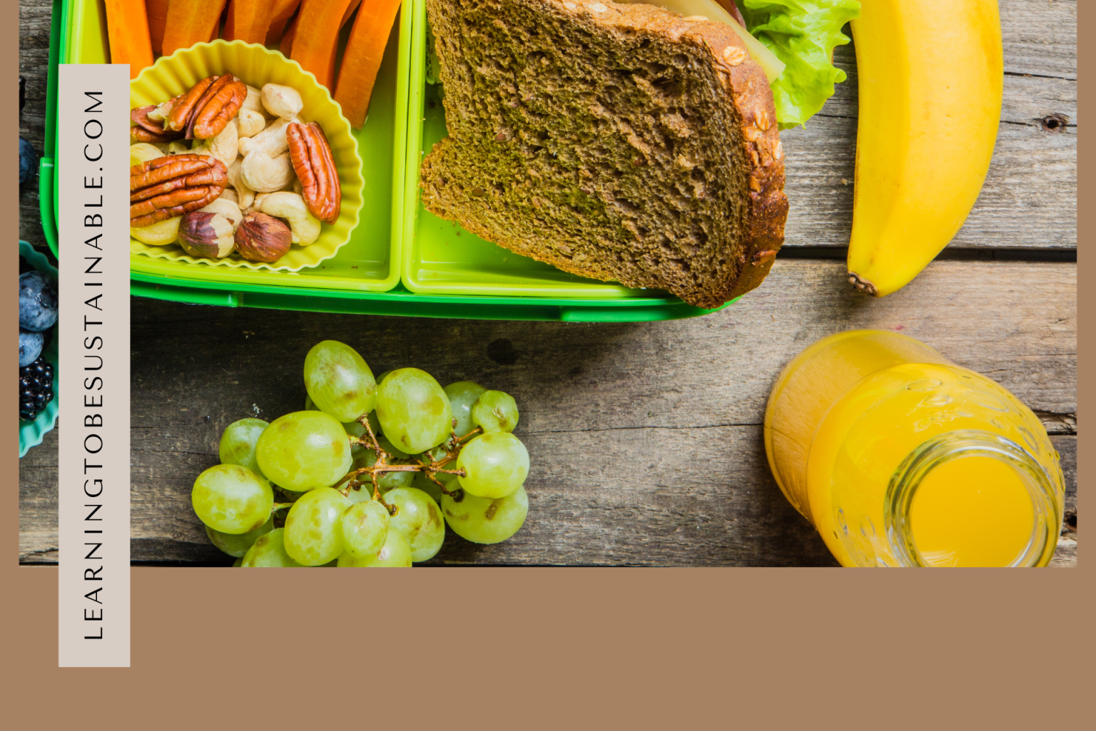 How To Make Zero Waste Kids Lunches - Learning To Be Sustainable